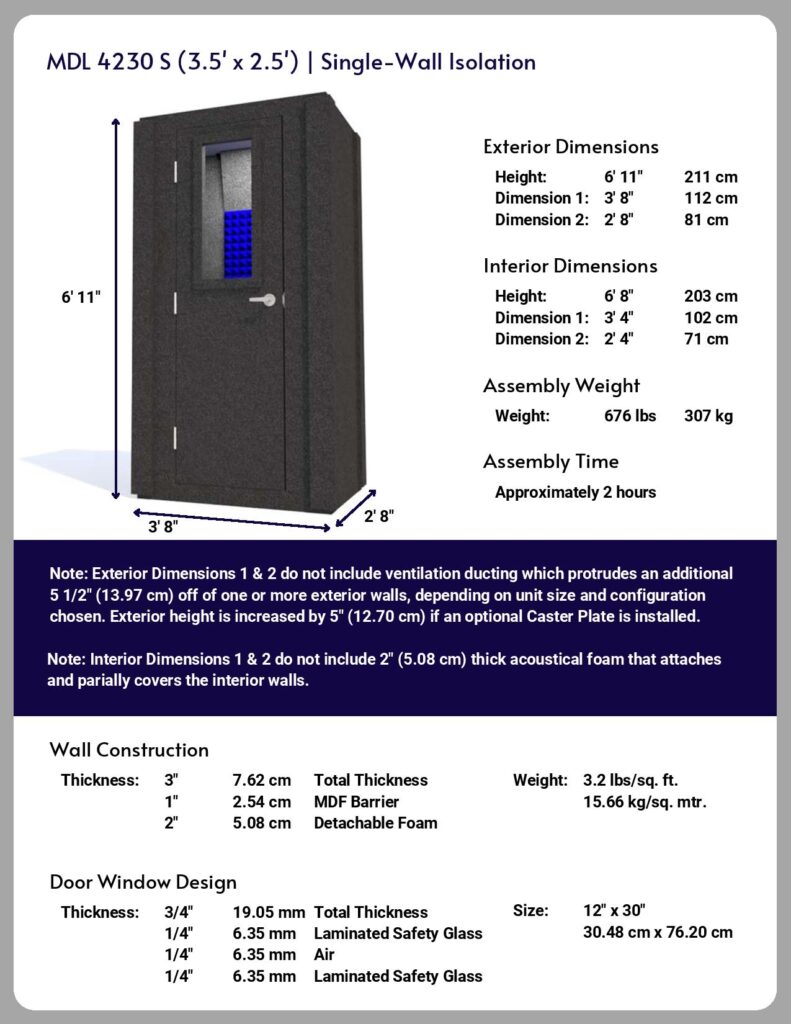 Sound Booths | RB Instruments